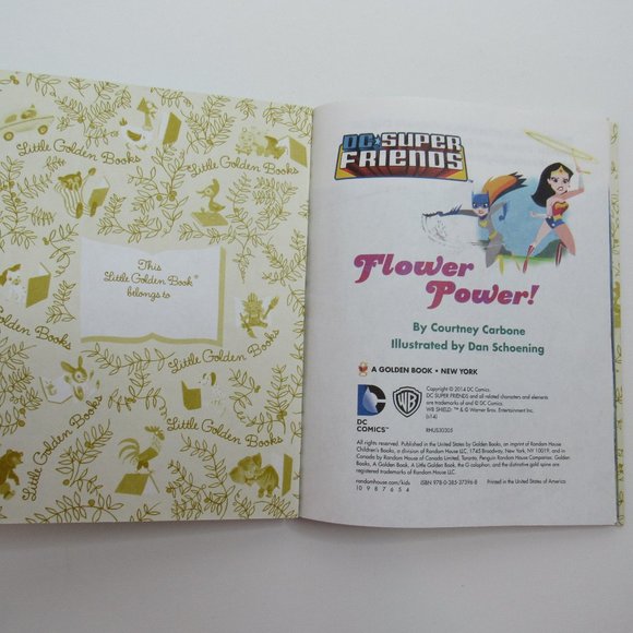 Little Golden Books | Accents | Little Golden Book Dc Super Friends ...
